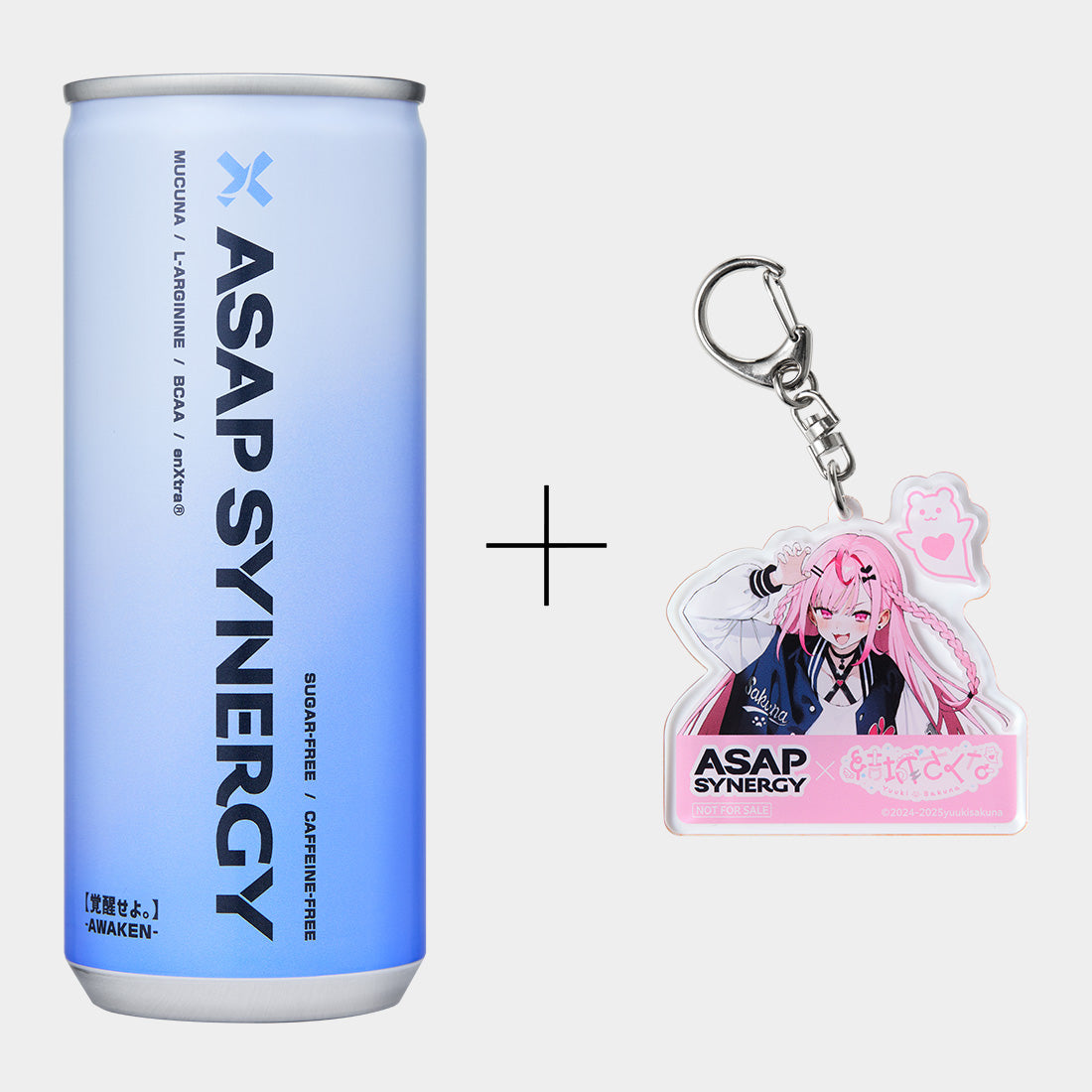 ASAP SYNERGY シナジードリンク - AWAKEN - 6本セット 結城さくなアクリルキーホルダー付き